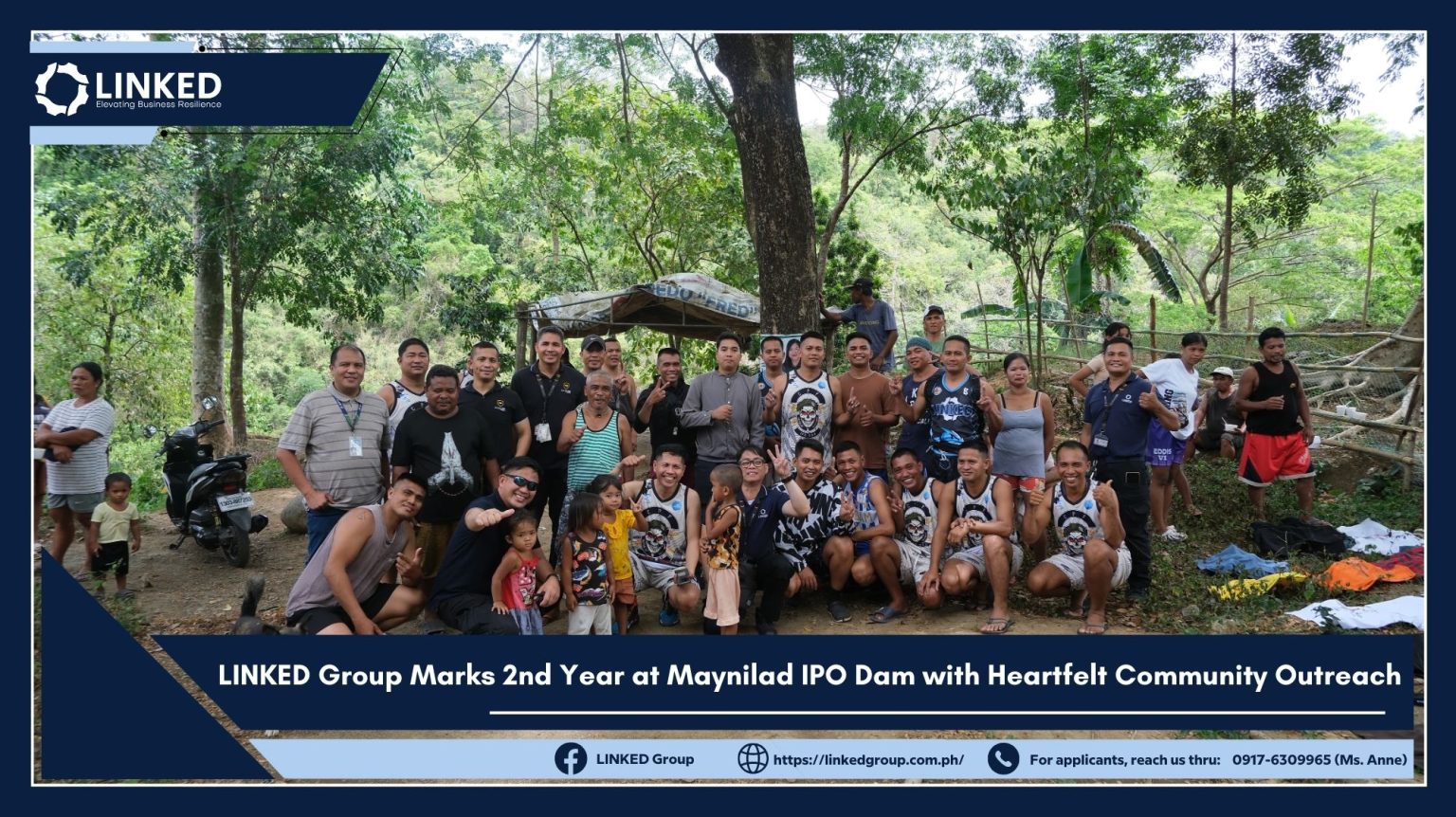 UPDATE: LINKED Group Marks 2nd Year at Maynilad IPO Dam with Heartfelt ...