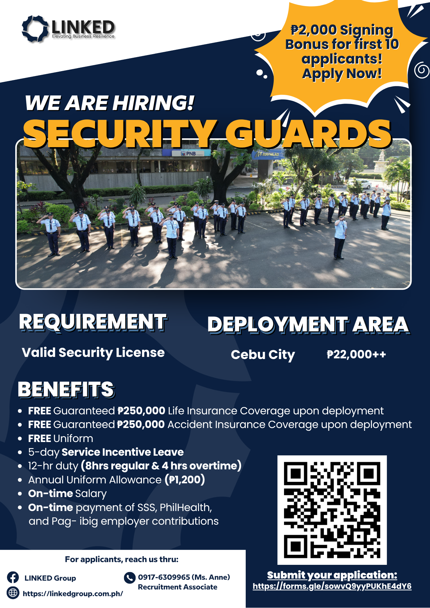 Get Hired and Earn a ₱2,000 Signing Bonus – Apply Now as a Security ...