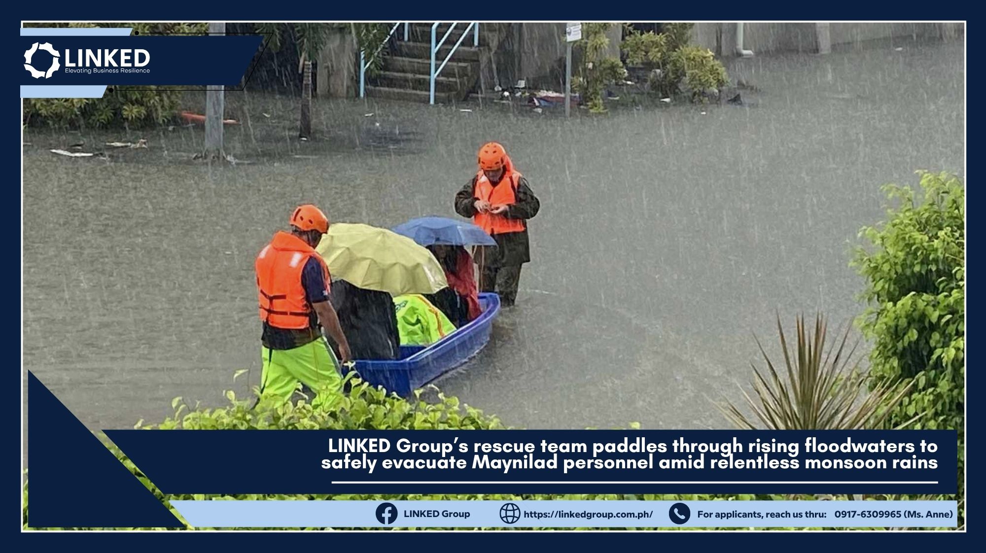 UPDATE: LINKED Group First Responders’ Swift Response Amid Habagat Season