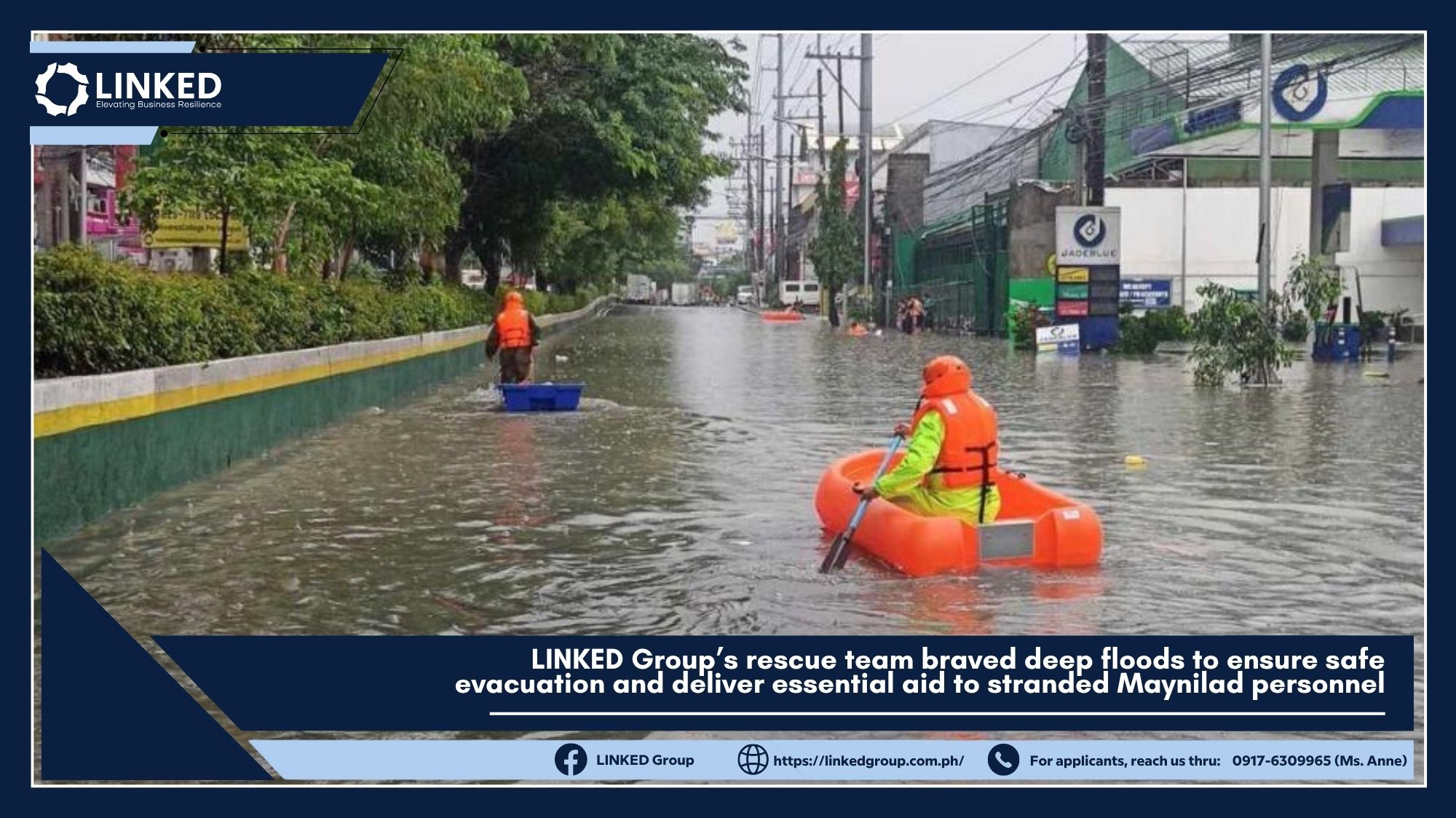 UPDATE: LINKED Group First Responders’ Swift Response Amid Habagat Season